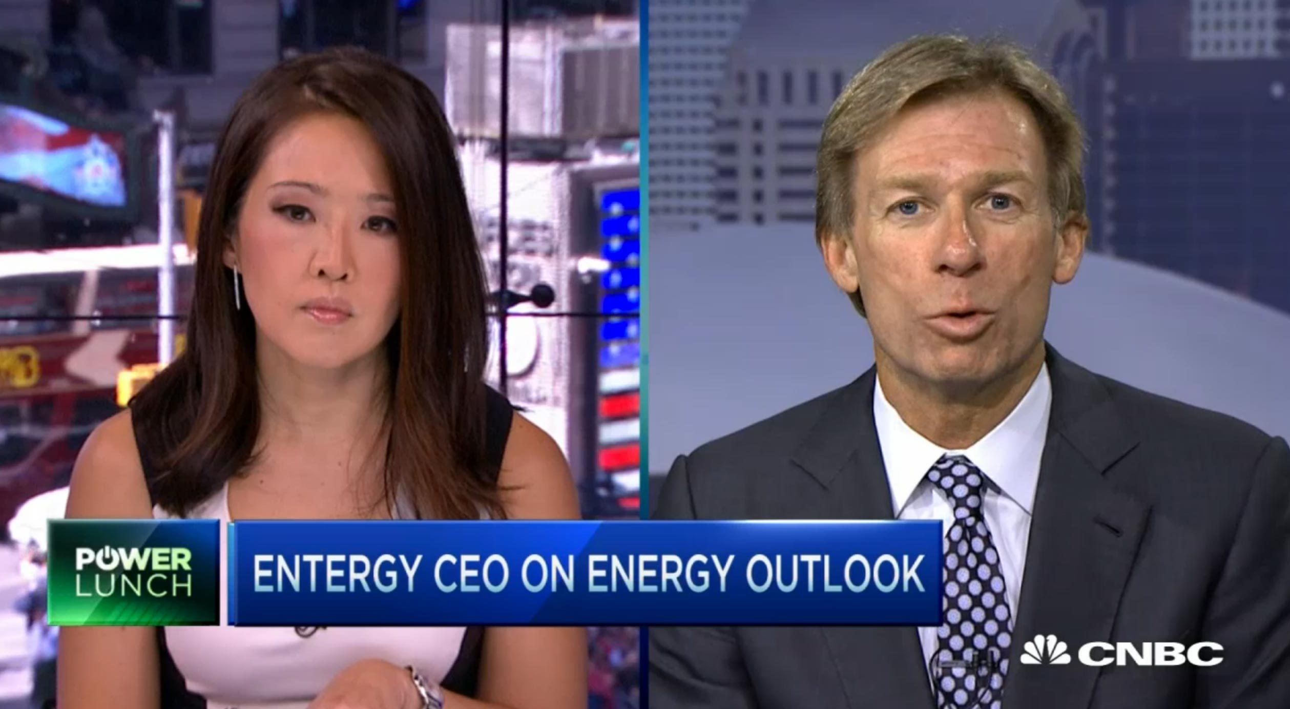 Entergy CEO Appears on CNBC's Power Lunch